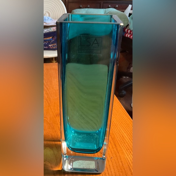 LSA | Accents | Vintage Lsa Aqua Blue Bud Vase Poland Handcrafted Hand ...